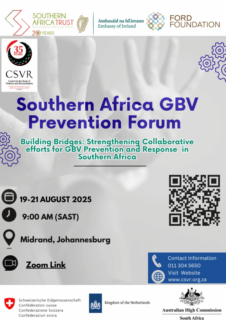 Southern Africa GBV Prevention Forum – Unbound Perspectives: Gender ...